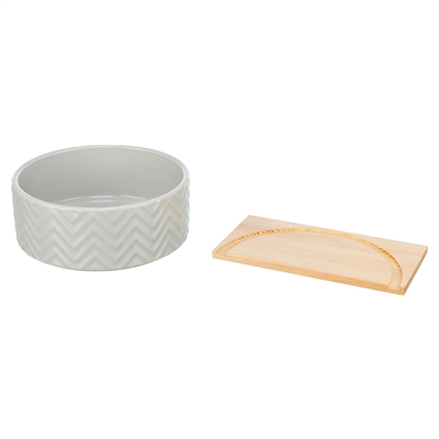 Trixie zandbad met platform degoes / hamsters keramiek / hout ...